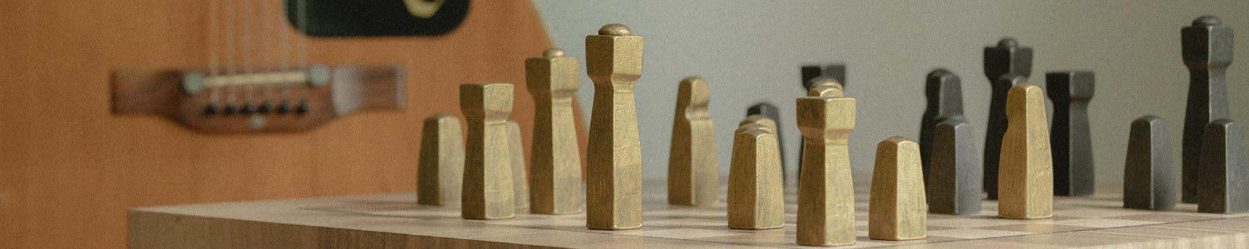 Handmade Chess Set | Unique, Abstract Pieces | EH Forge - Echo Hill Forge