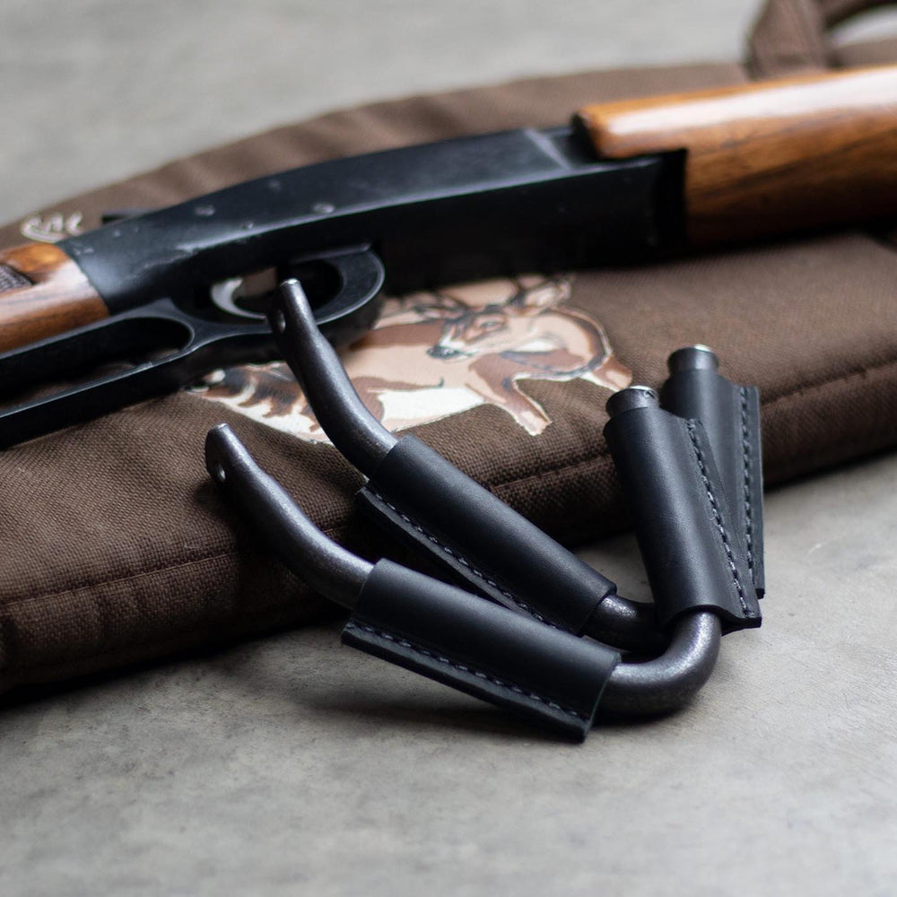 Handmade Wall Mount Gun Rack | Rifle, Shotgun or Pistol - Echo Hill Forge